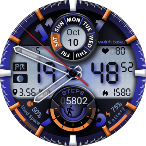 Digital Base watch face
