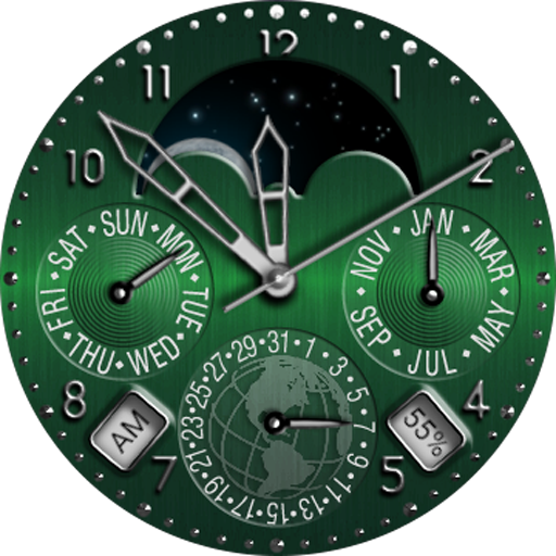 New Moon watch face