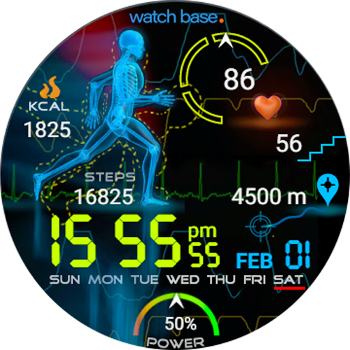 Healthy life watch face