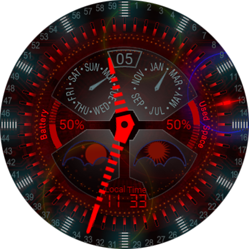Futuristic One watch face
